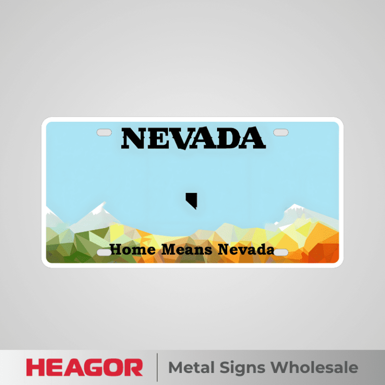 Indiana License Plate Blanks, Aluminum Reflective Sheeting